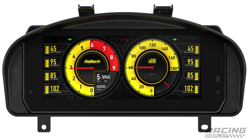 Pontiac GTO Digital Dash Cluster Mount | Racing Display