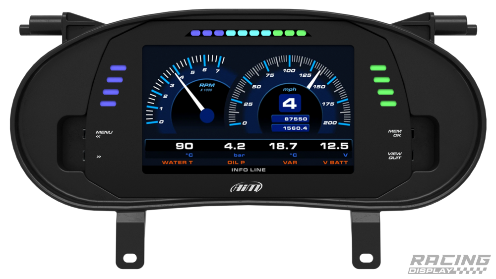 Renault Clio MK2 AiM/Link MXG Dash Cluster Mount – Racing Display